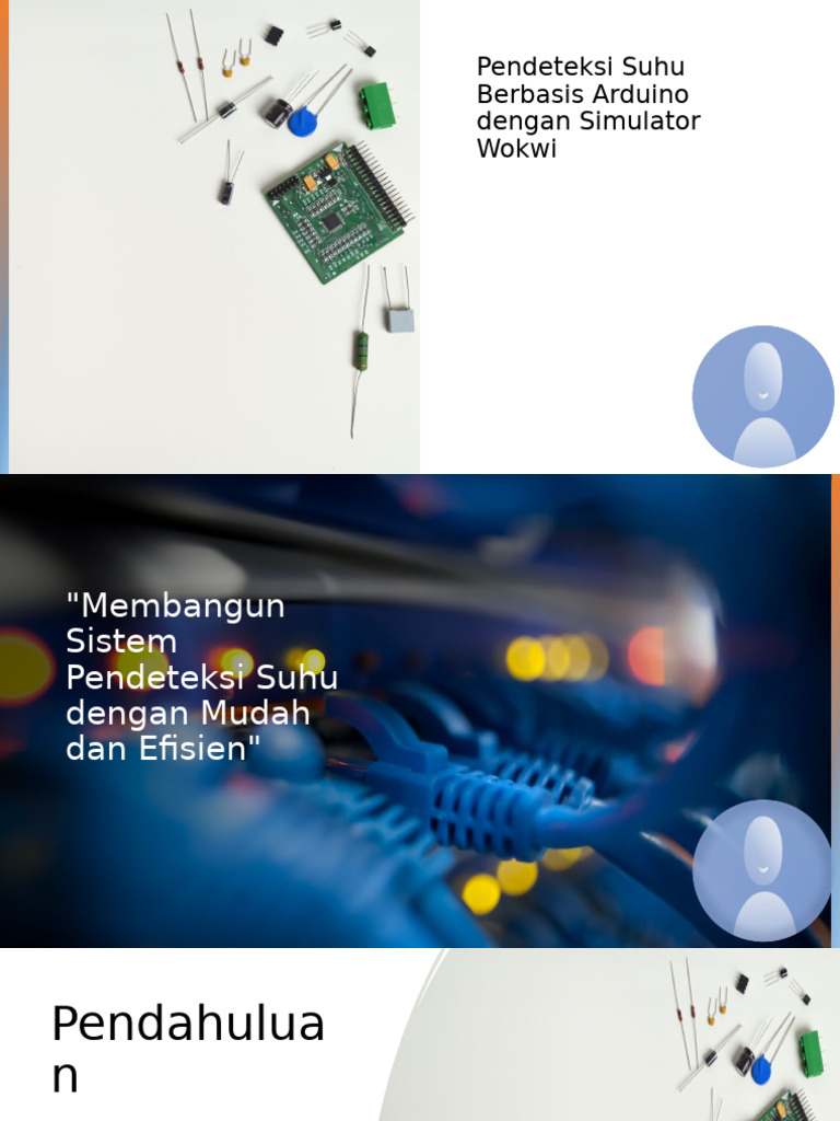 Pendeteksi Suhu Berbasis Arduino Dengan Simulator Wokwi | PDF