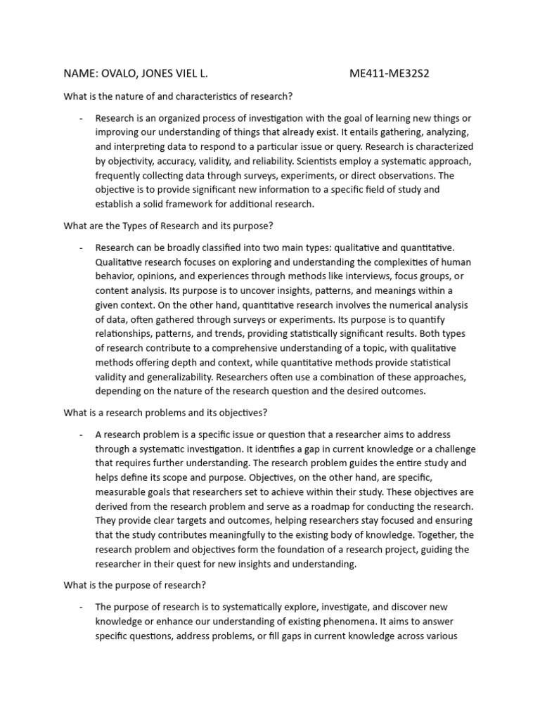 Research Assigment 1 | PDF