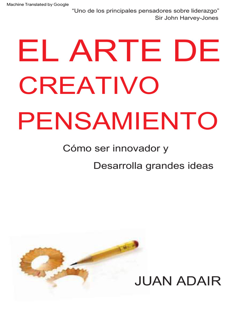 El Arte Del Pensamiento Creativo | PDF