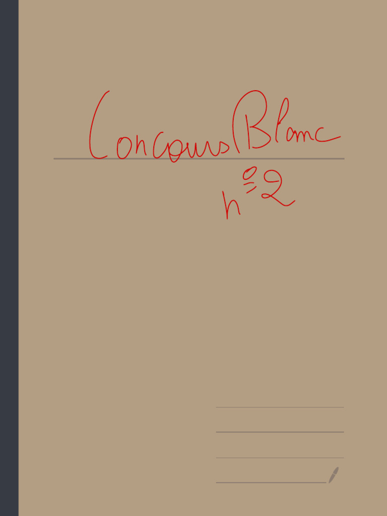 Concours Blanc N2 - 240723 - 074639 | PDF