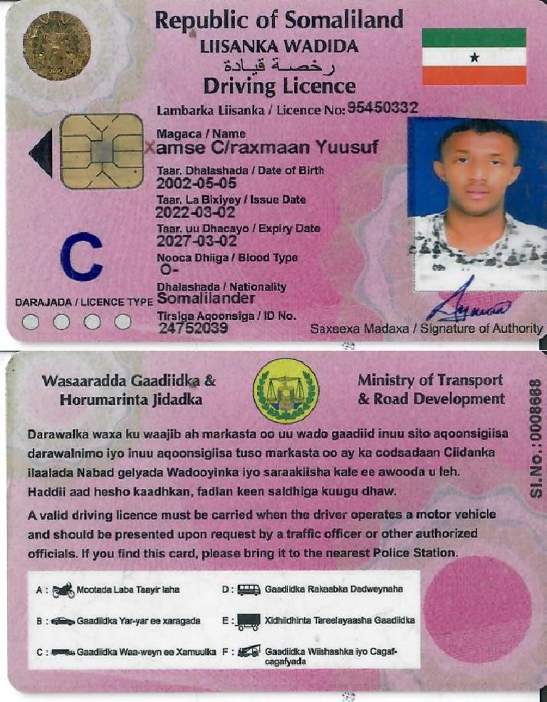 Driving License | PDF