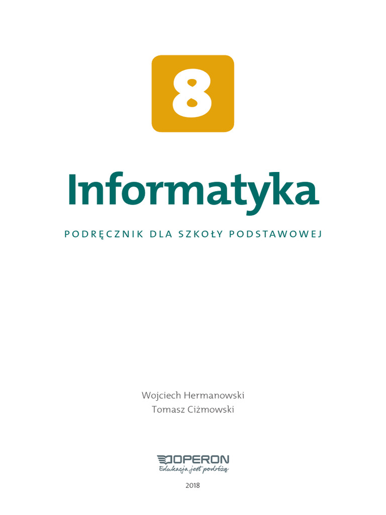 Informatykakl 8 Podrecznik | PDF