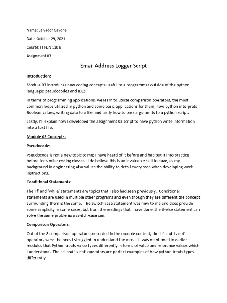 Assignment03 Writeup | PDF