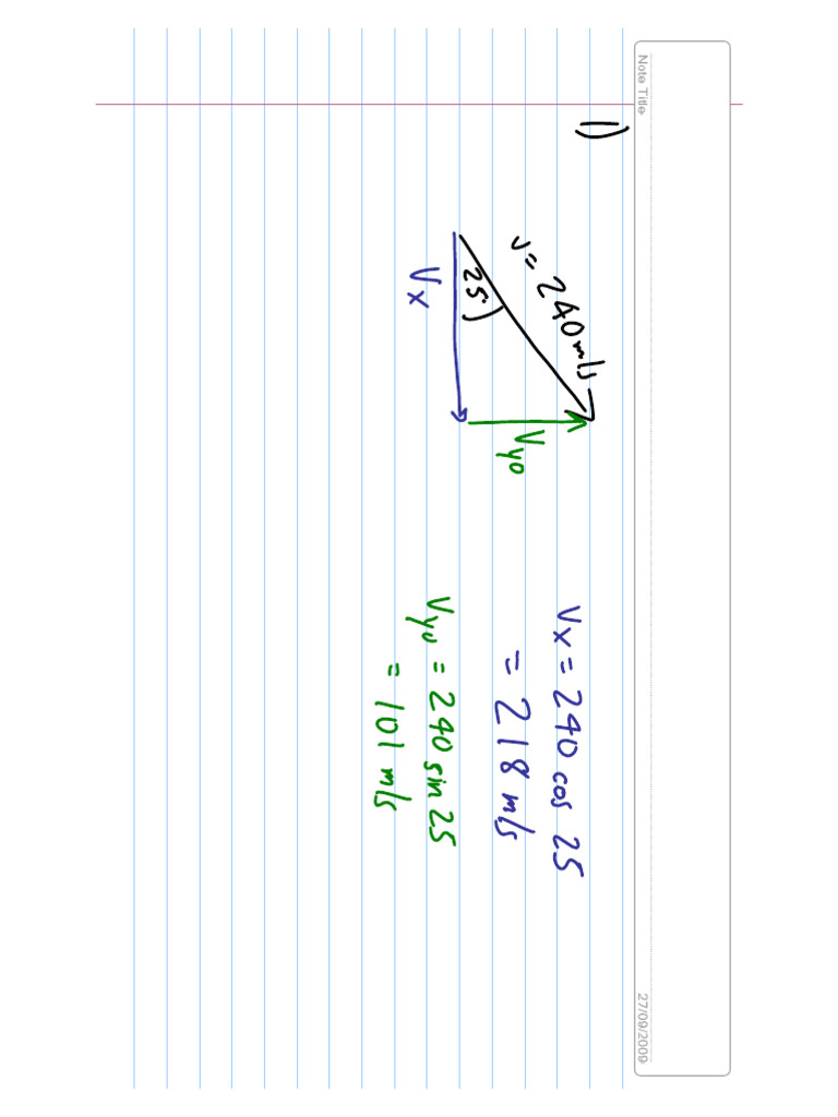 Kin 2d Review Solutions | PDF