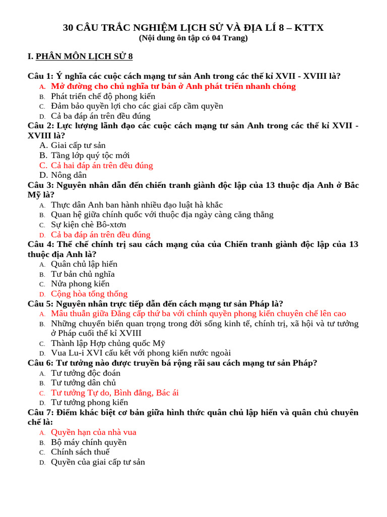 sử địa 15p | PDF