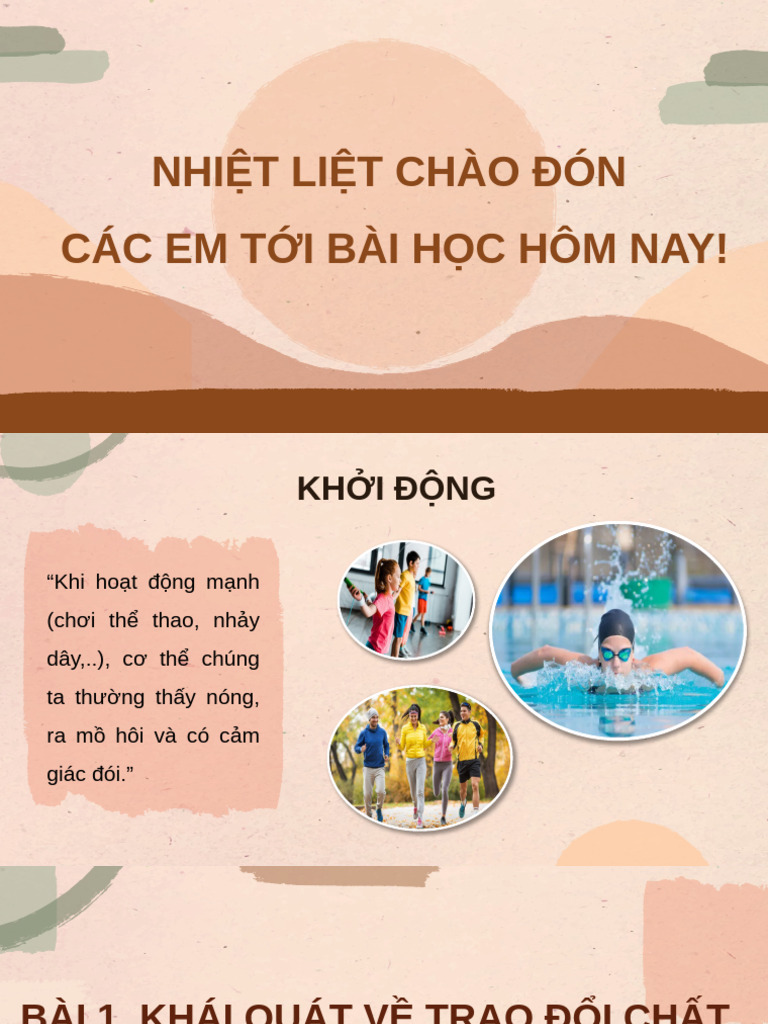 Bai 1 Khai Quat Ve Trao Doi Chat Va Chuyen Hoa Nang Luong o Sinh Vat | PDF