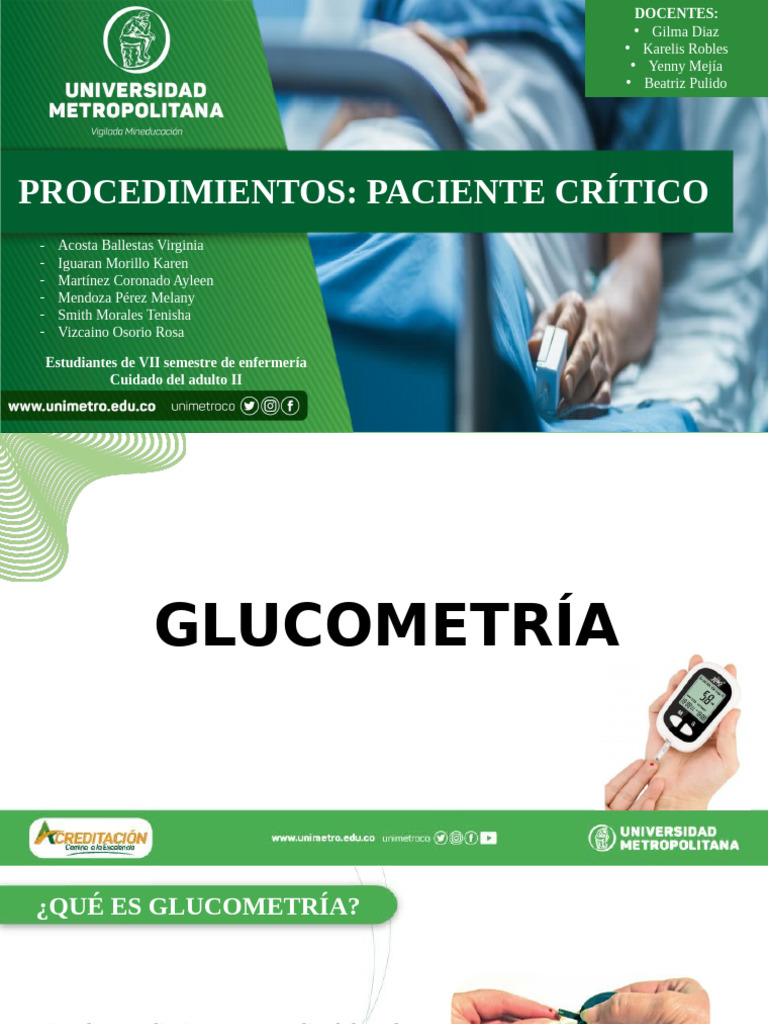 Glucometría y Etc 2 | PDF | Clinical Medicine