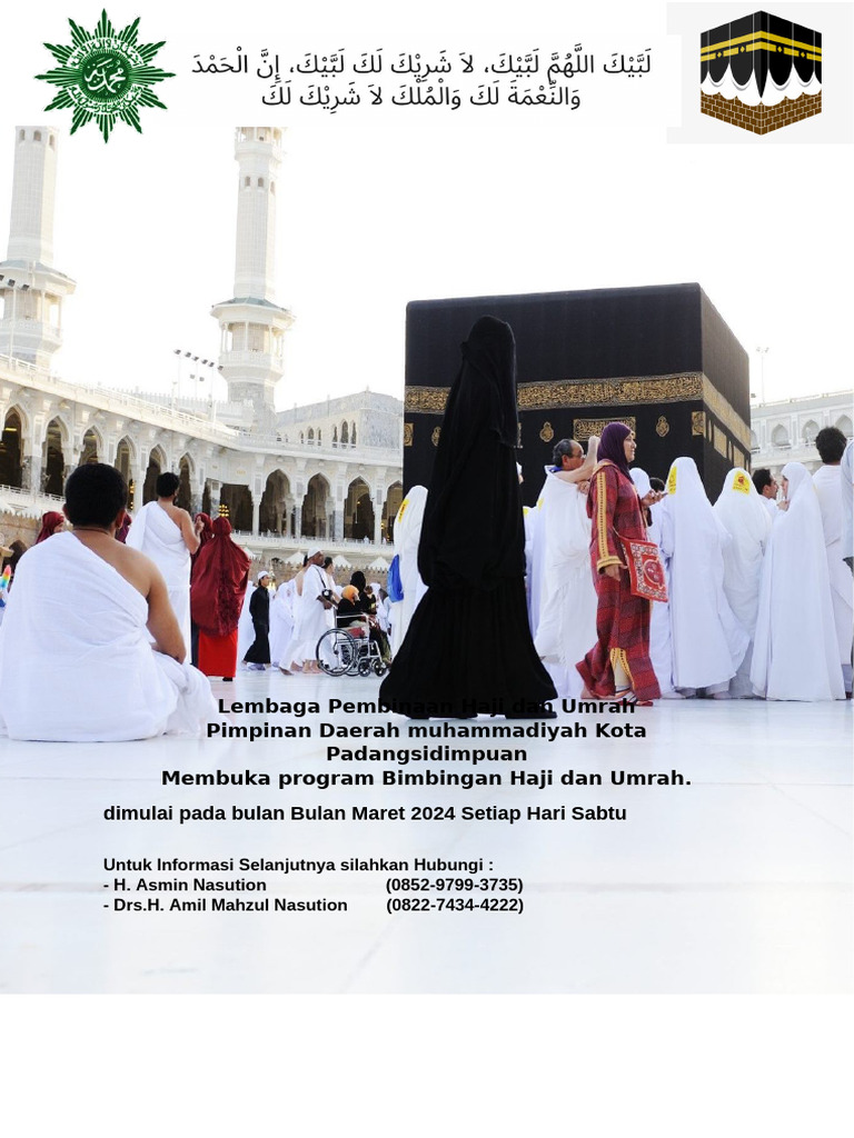 Brosur Manasik Haji PDM | PDF
