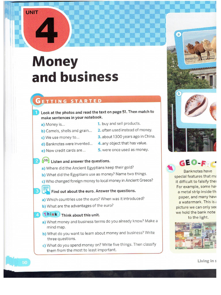 Unit 4 Money and Business y Glossary | PDF