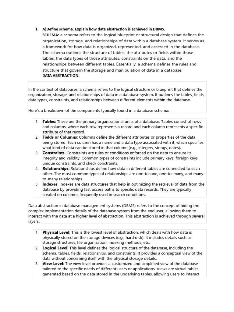 DBMS Assignment-1 | PDF