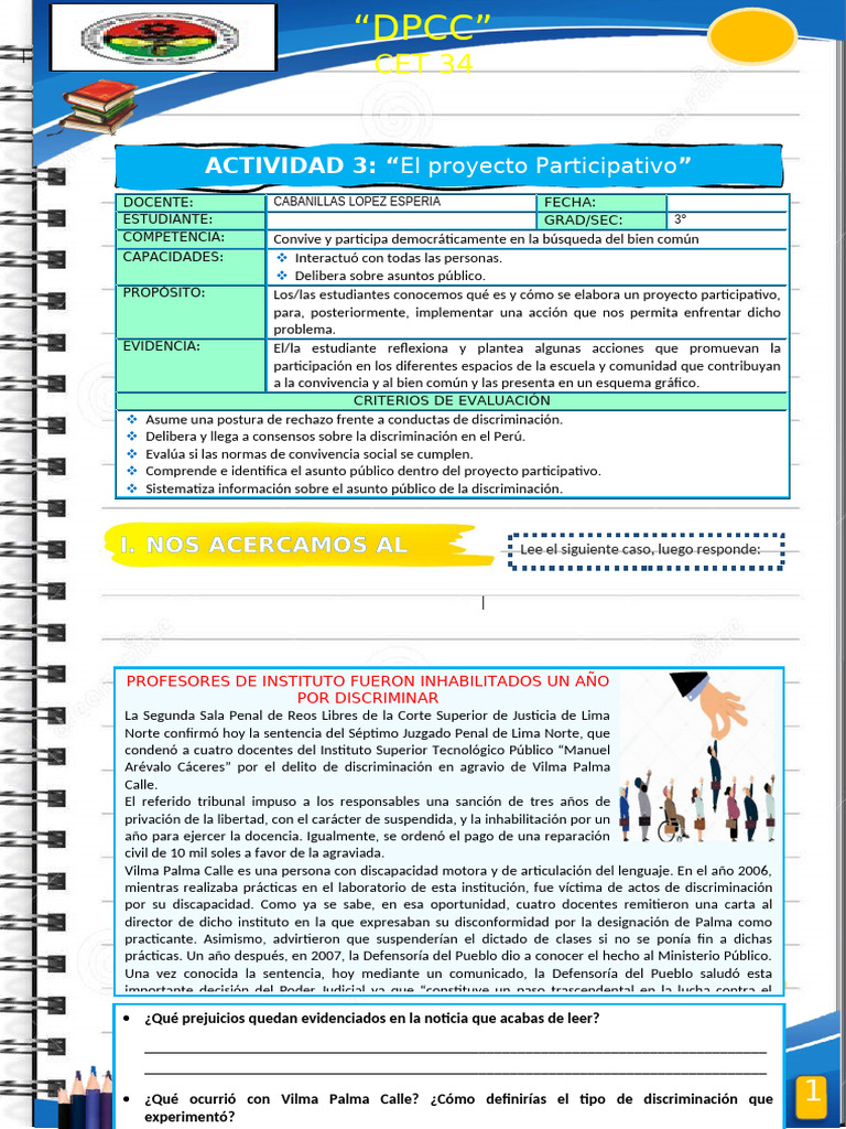 3° DPCC - Actv.03-Unid.7 2023 | PDF