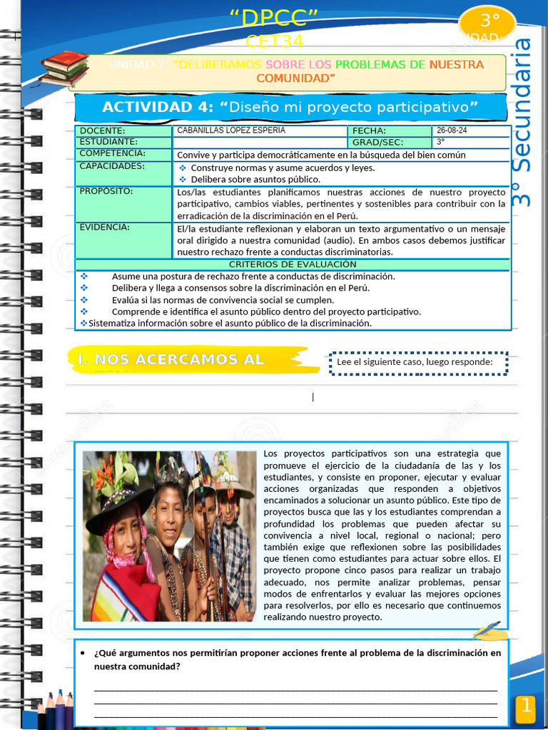 3° DPCC - Actv.04-Unid.7 2023 | PDF