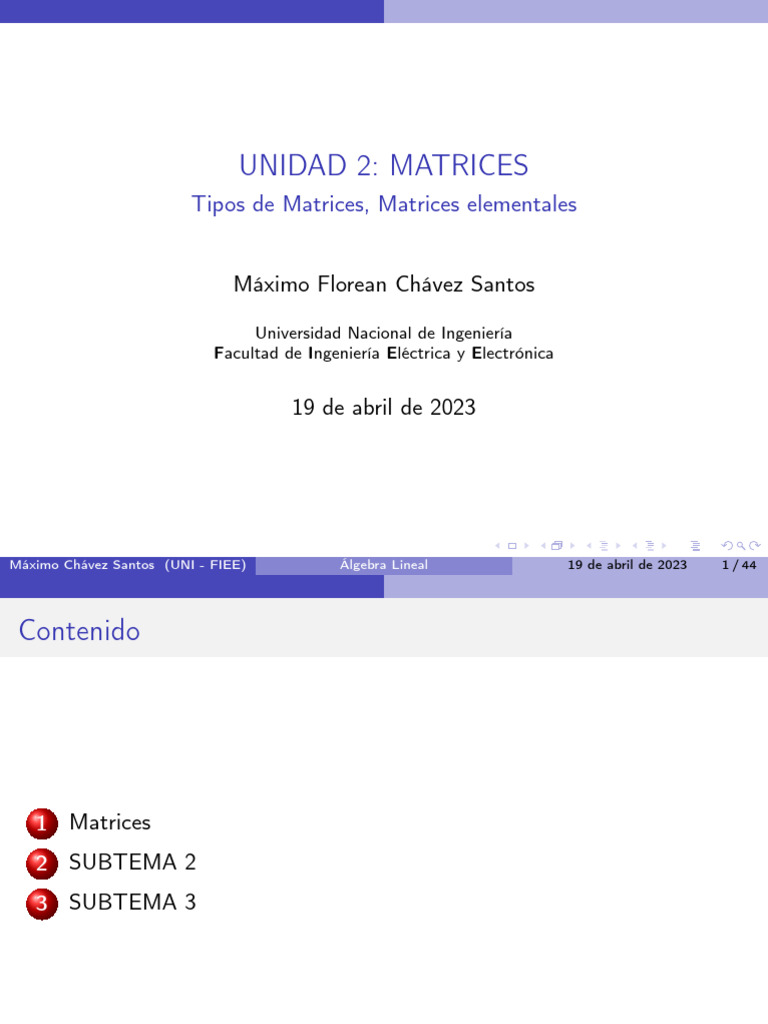 Matrices | PDF