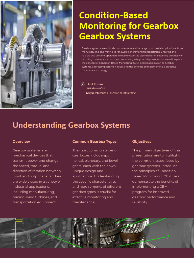 Gearbox Fault Analysis Through CBM | PDF
