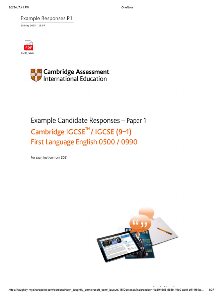 Example Responses P1 | PDF