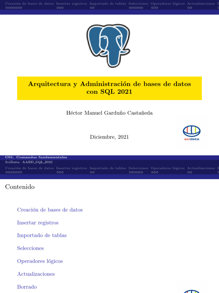 C01. Comandos Fundamentales de SQL | PDF