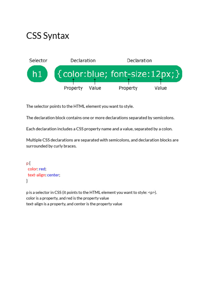 Cssnotess | PDF