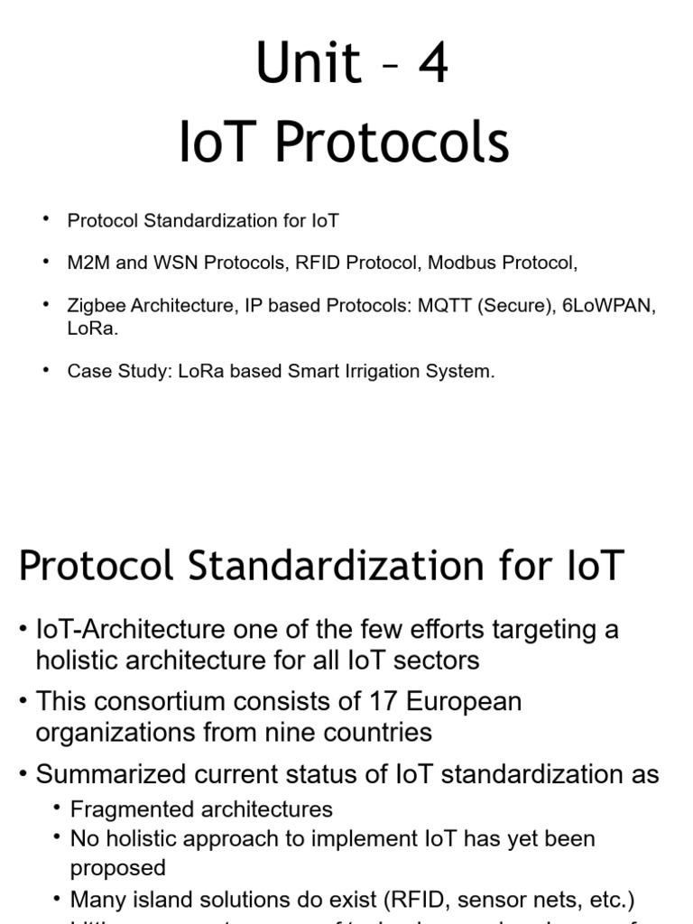 Unit2 Iot | PDF
