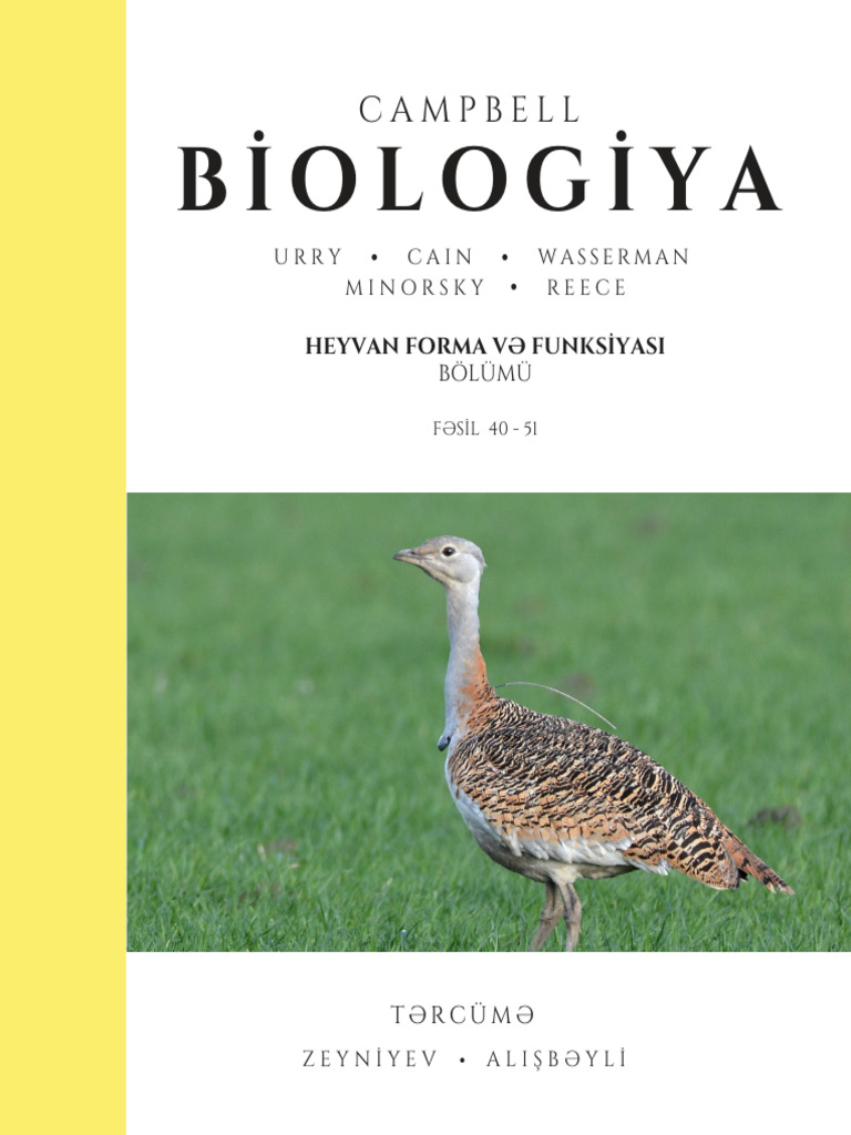 Campbell Biologiya Bölüm 7 Heyvan 20240518 Elmi Spektr | PDF