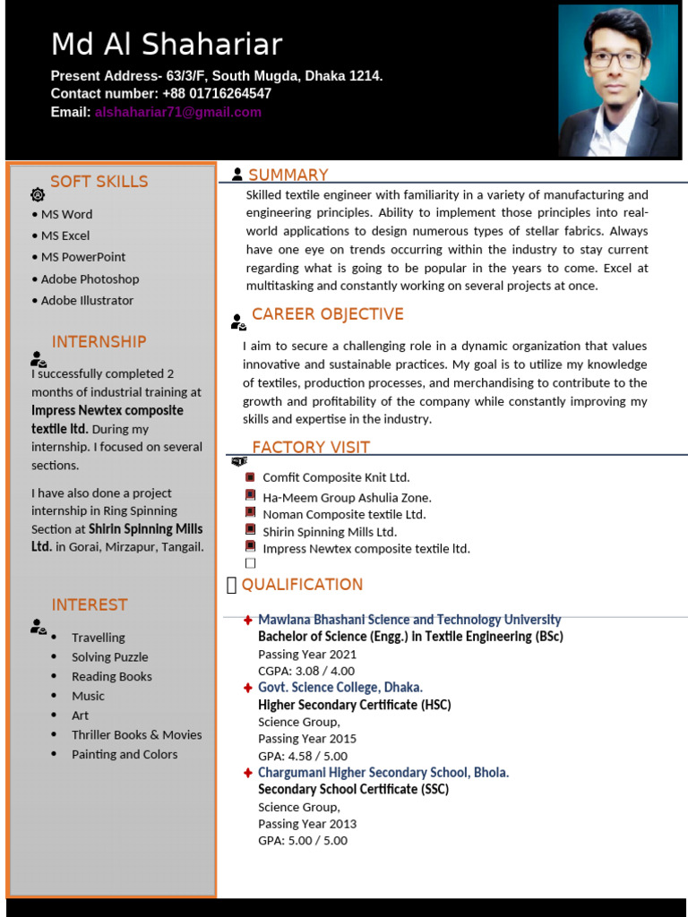 Al Shahariar - Mbstu | PDF