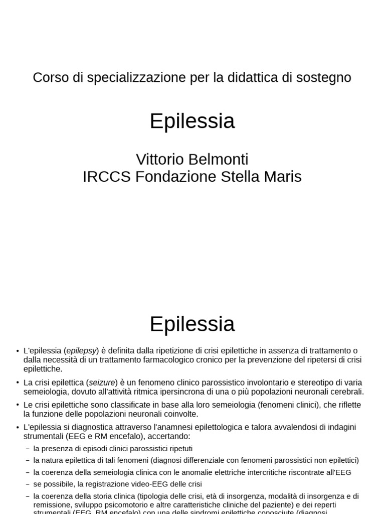 Epilessia e Distrofie | PDF