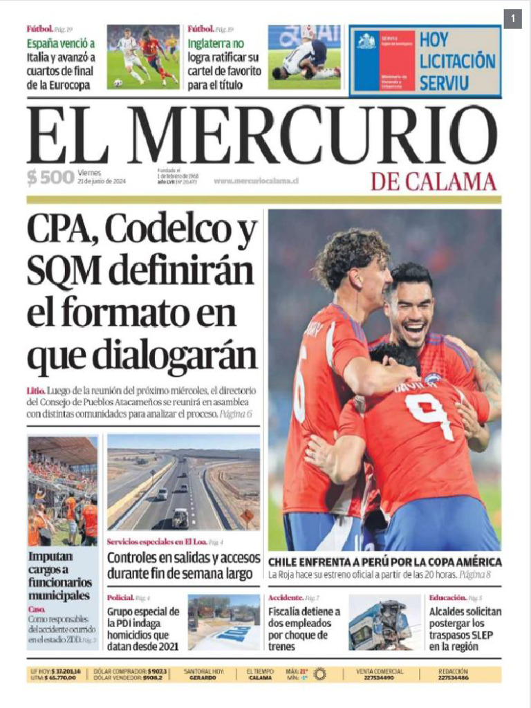 El Mercurio de Calama 210624 | PDF