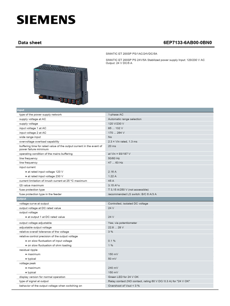 6EP71336AB000BN0 Datasheet en | PDF