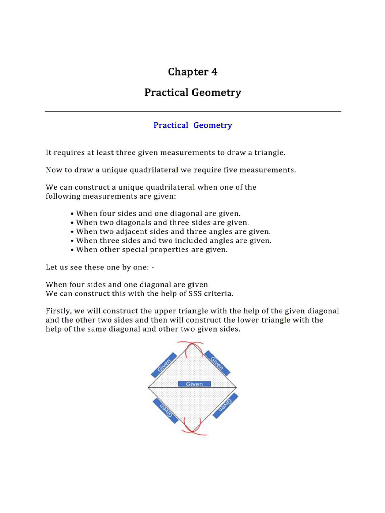 Practical Geometry | PDF