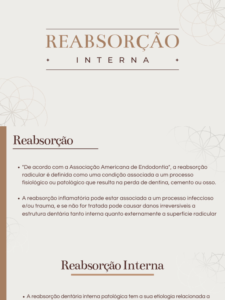 Reabsorção | PDF