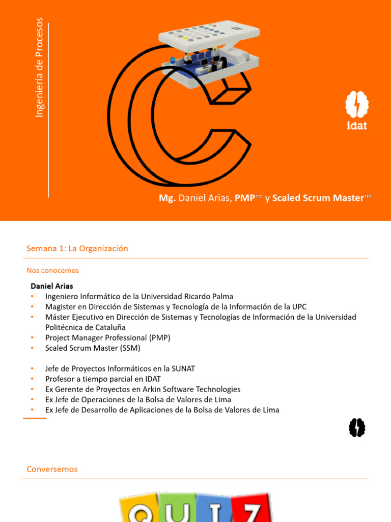 Ingenieria de Procesos - Semana 1 | PDF
