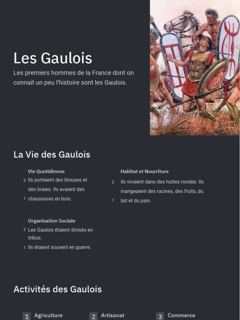Les Gaulois PDF | PDF