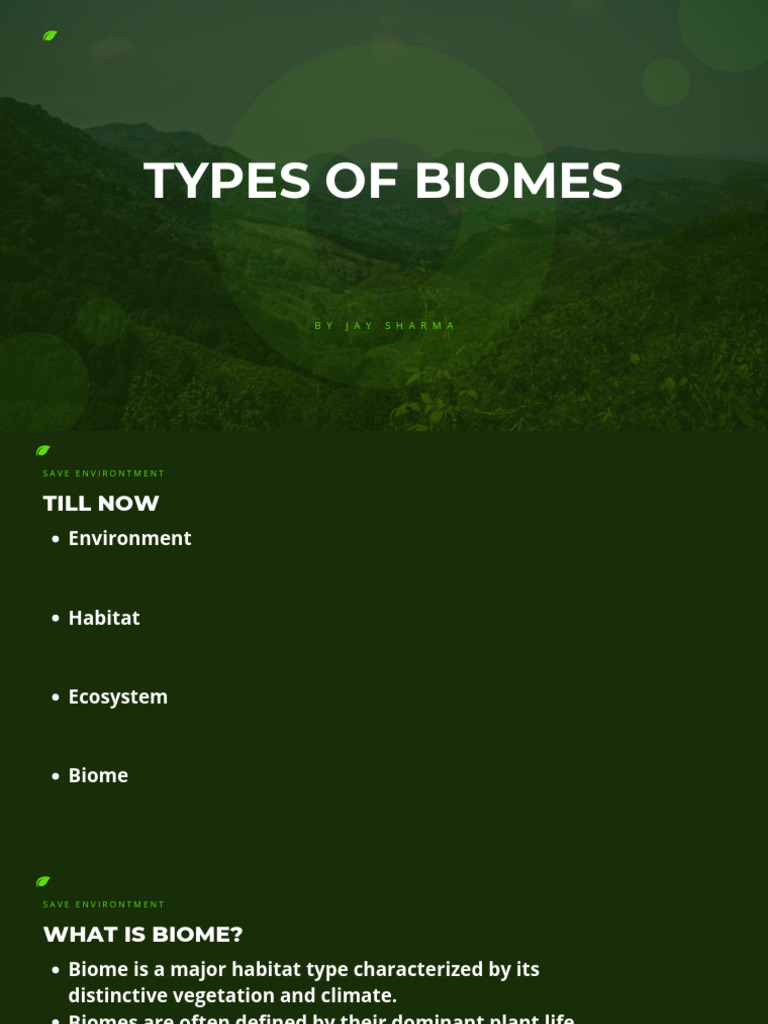 L-4 Biomes | PDF