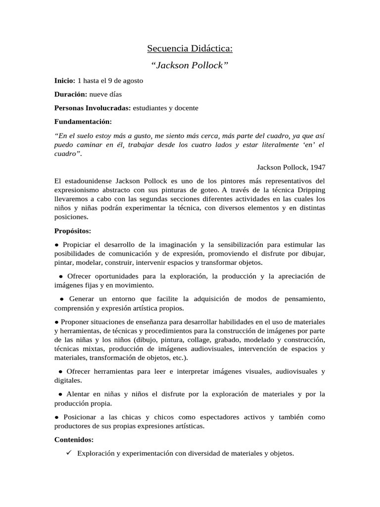 Jackson Pollock | PDF