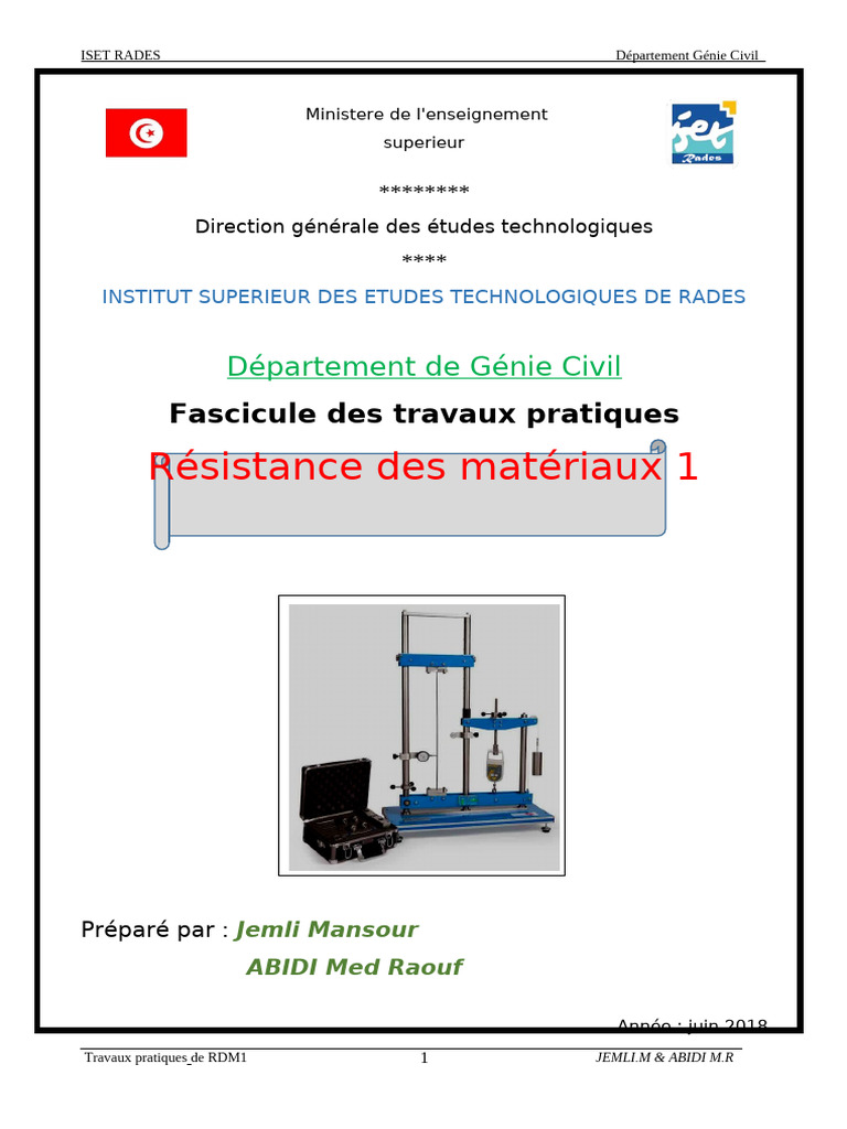 TP RDM Frottement | PDF