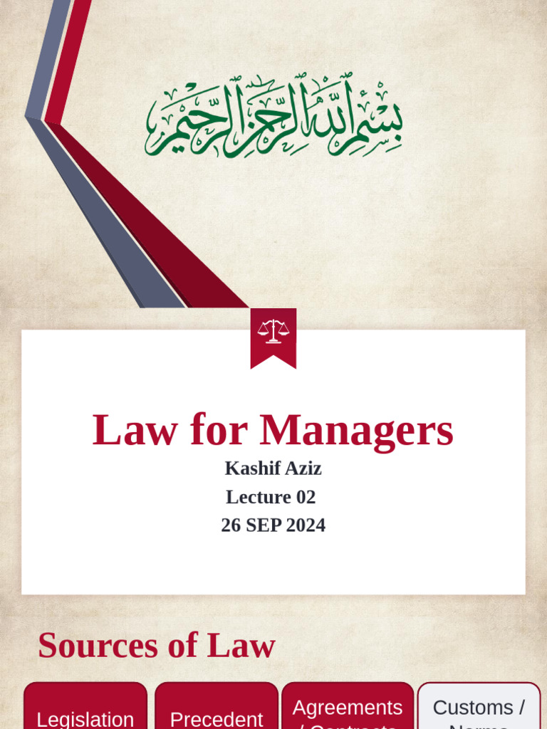 Lect 02 - Law | PDF