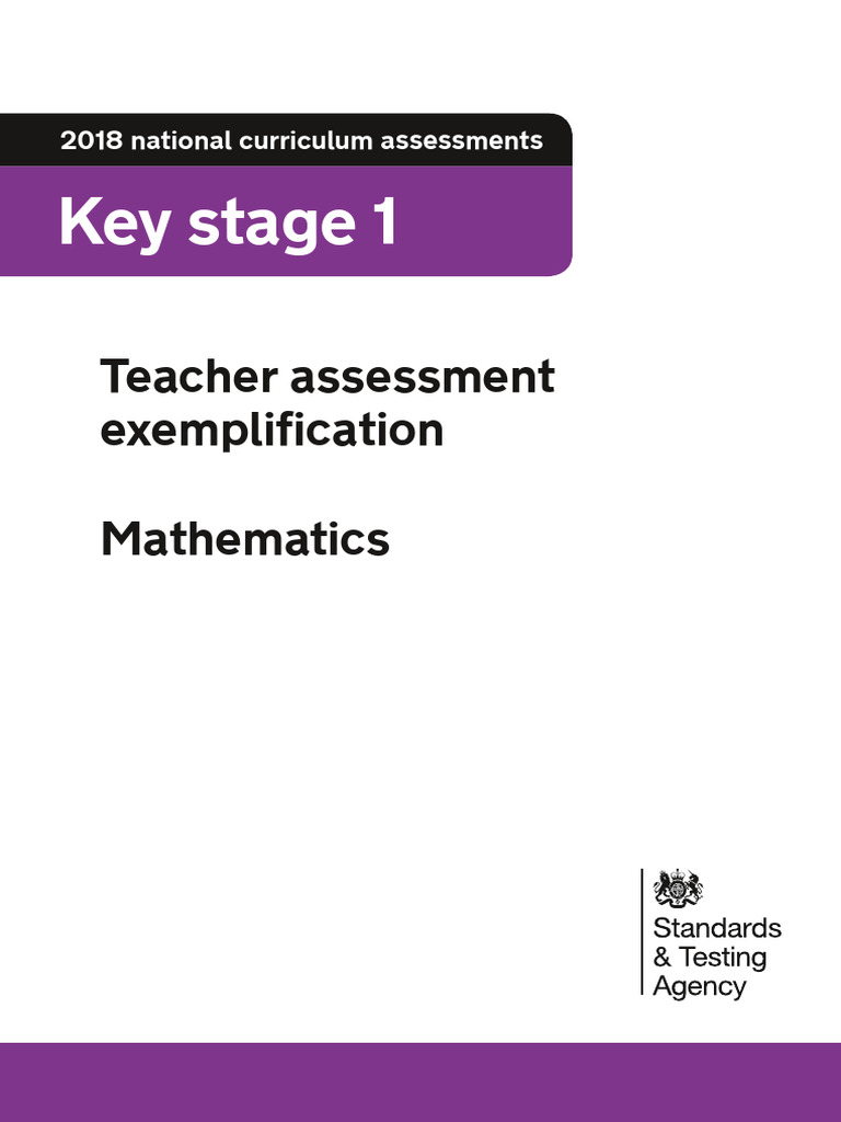 KS1 Teacher Exemplification Materials | PDF