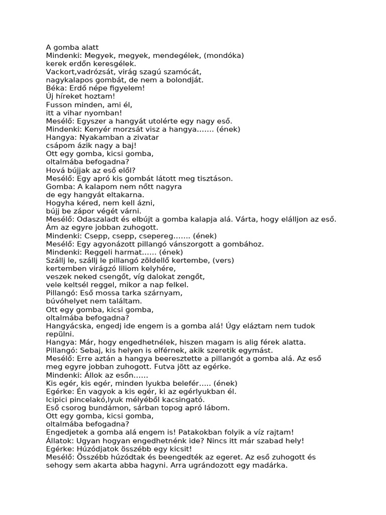 A Gomba Alatt | PDF