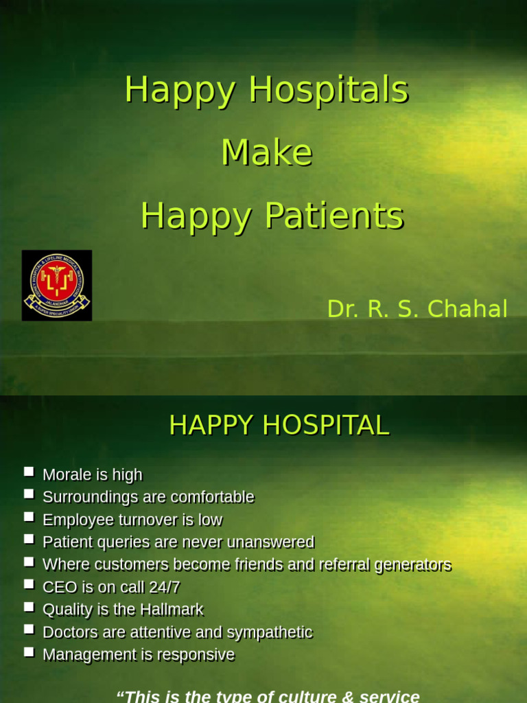 Happy Hospitals | PDF