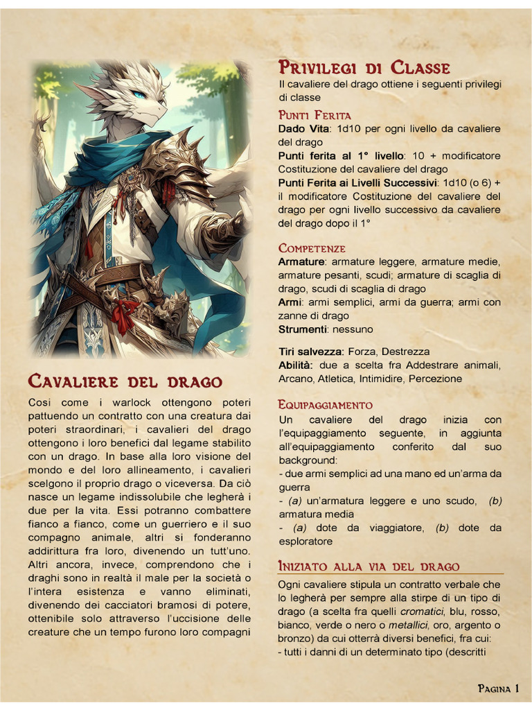 Cavaliere Del Drago Pg1 - Merged | PDF