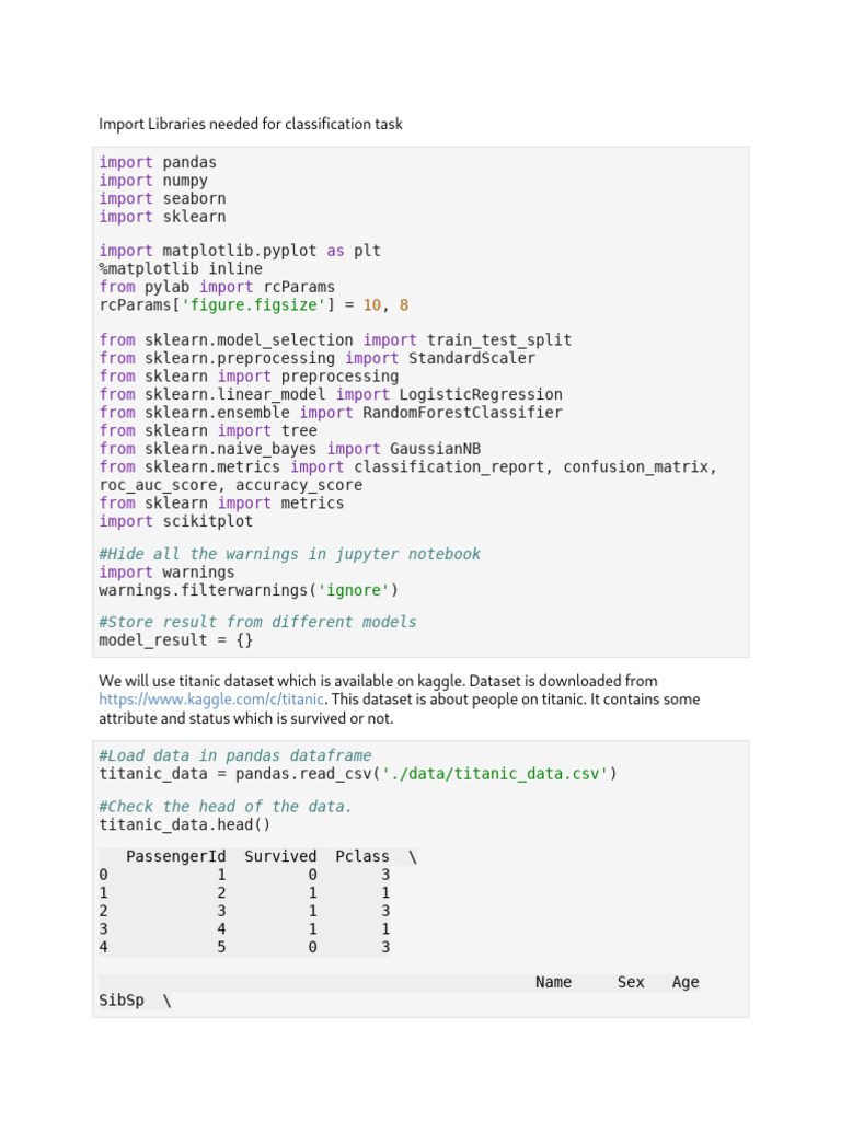 Classification | PDF