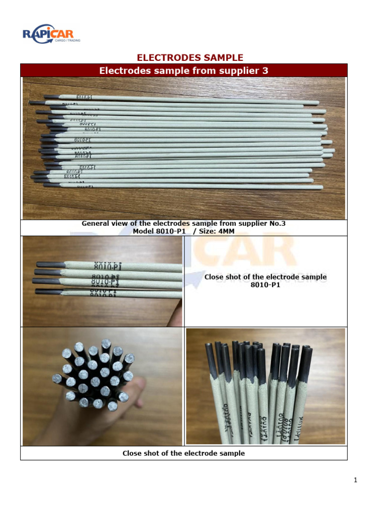 Photo of The Electrodes Sample | PDF