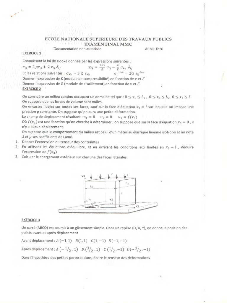 Examen MMC S2 2022 + Solution-2 | PDF