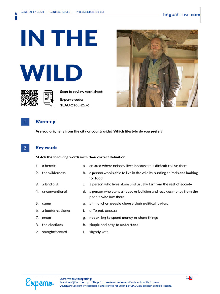 In The Wild British English Student B1 B2 | PDF