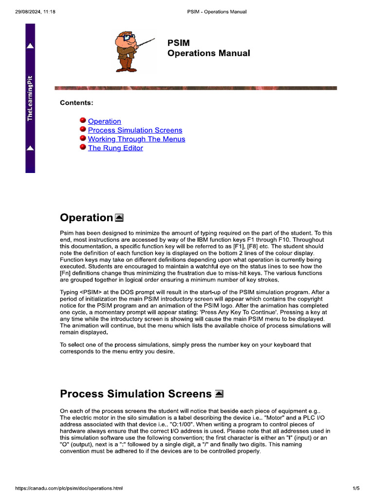 Manual Do PSim | PDF