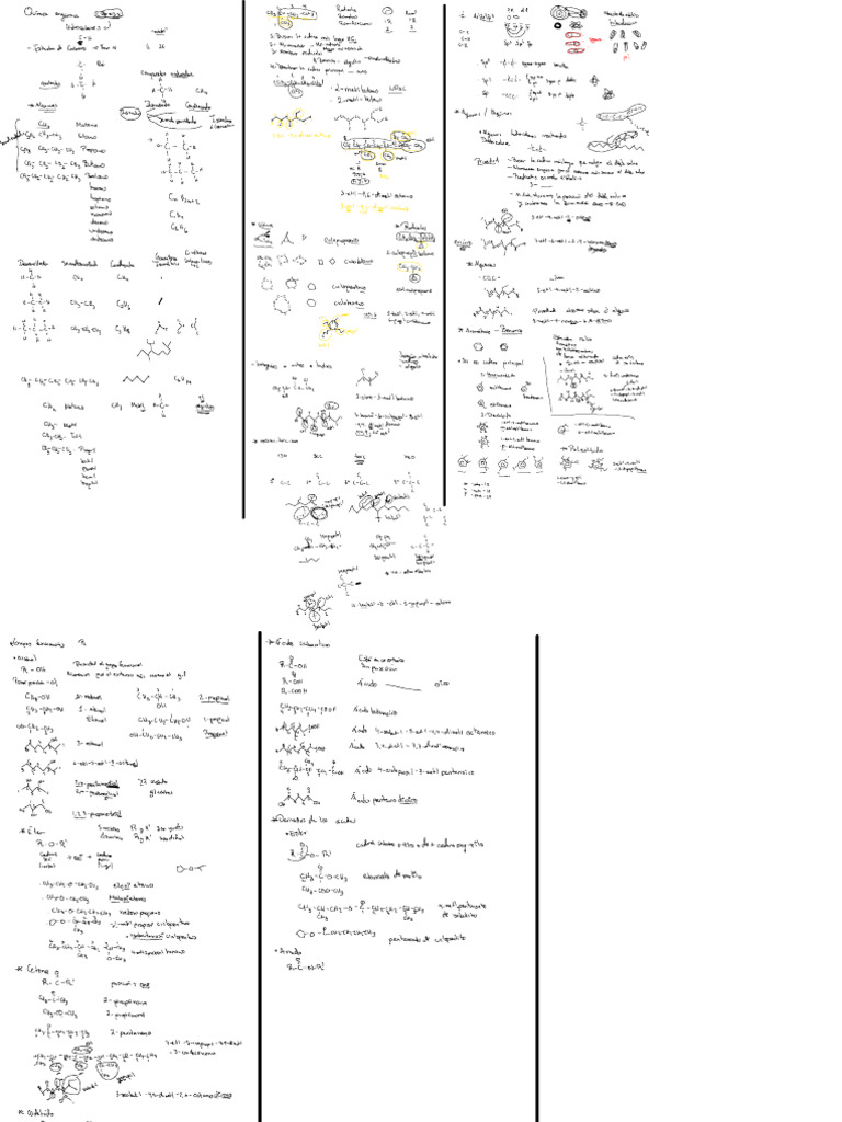Apunte Clase Quimica Organica-Nom y Grupos | PDF