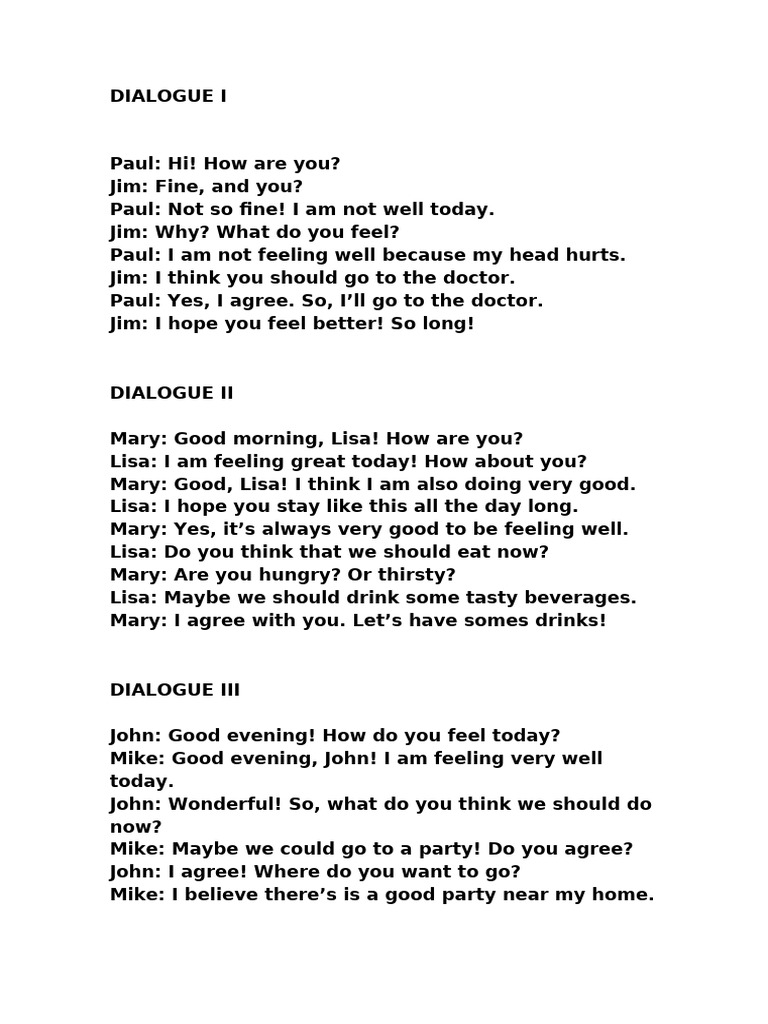 Teaching - English Dialogues | PDF