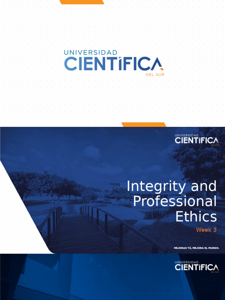 Week 3 - Integrity and Professional Ethics - P | PDF