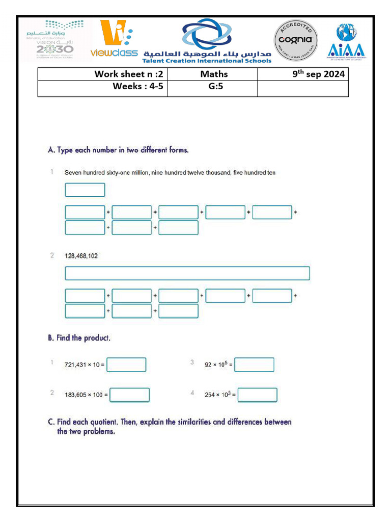 Work Sheet 2 | PDF