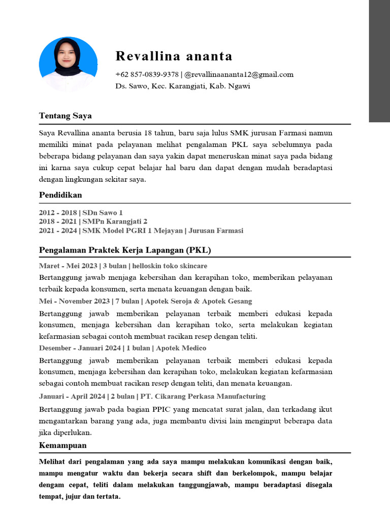 Revallina Ananta | PDF