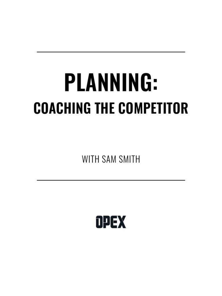 LRX Class Notes CTC Planning | PDF